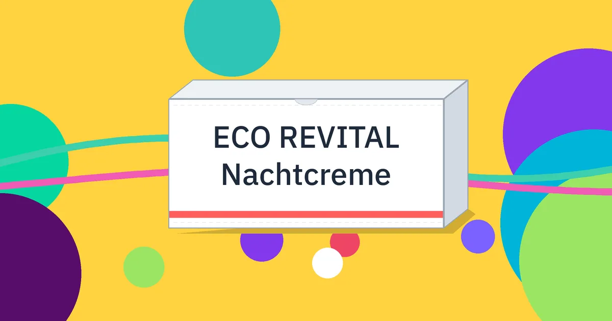 Symbolbild: Packung mit der Aufschrift ECO REVITAL Nachtcreme (PZN 18062562) – Verfügbarkeit und Bezug in Apotheken in Frankfurt am Main