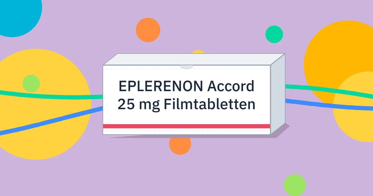 Symbolbild: Packung mit der Aufschrift EPLERENON Accord 25 mg Filmtabletten (PZN 18672415) – Verfügbarkeit und Bezug in Apotheken in Frankfurt am Main