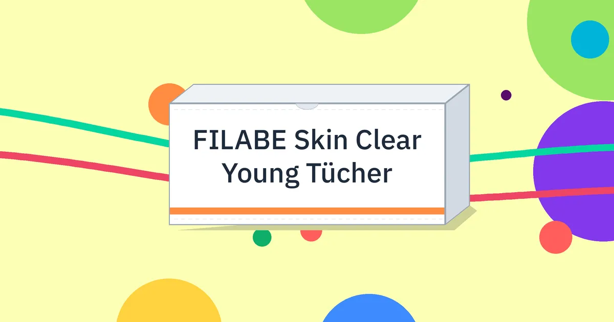 Symbolbild: Packung mit der Aufschrift FILABE Skin Clear Young Tücher (PZN 15585437) – Verfügbarkeit und Bezug in Apotheken in Frankfurt am Main