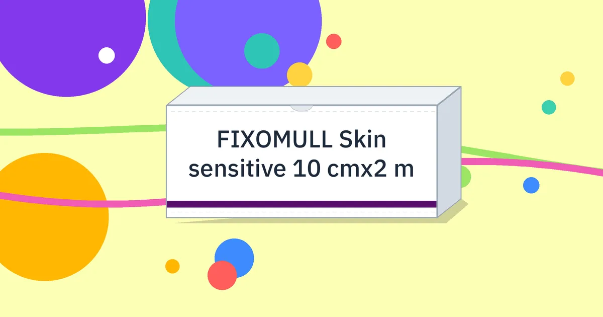 Symbolbild: Packung mit der Aufschrift FIXOMULL Skin sensitive 10 cmx2 m (PZN 20402568) – Verfügbarkeit und Bezug in Apotheken in Frankfurt am Main