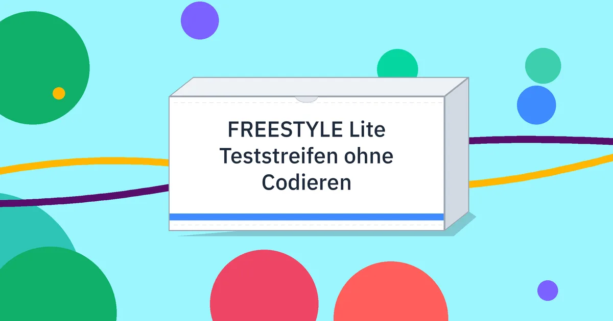 Symbolbild: Packung mit der Aufschrift FREESTYLE Lite Teststreifen ohne Codieren (PZN 18064058) – Verfügbarkeit und Bezug in Apotheken in Frankfurt am Main
