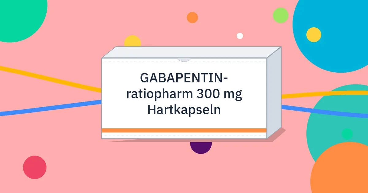 Symbolbild: Packung mit der Aufschrift GABAPENTIN-ratiopharm 300 mg Hartkapseln (PZN 04120020) – Verfügbarkeit und Bezug in Apotheken in Frankfurt am Main
