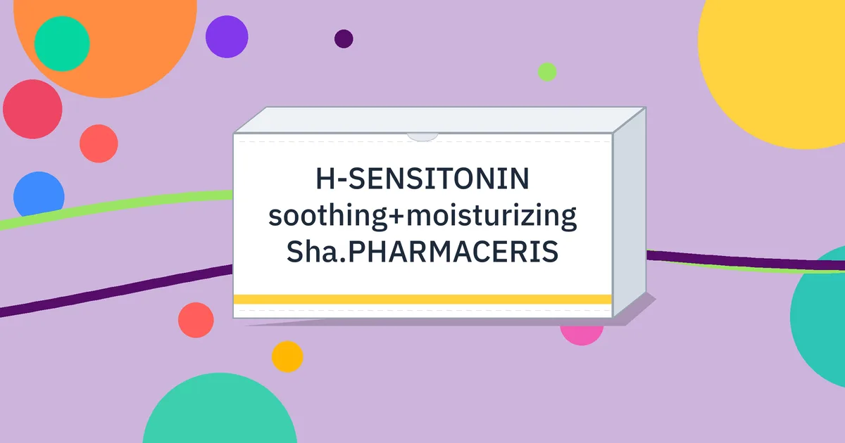 Symbolbild: Packung mit der Aufschrift H-SENSITONIN soothing+moisturizing Sha.PHARMACERIS (PZN 16390747) – Verfügbarkeit und Bezug in Apotheken in Frankfurt am Main