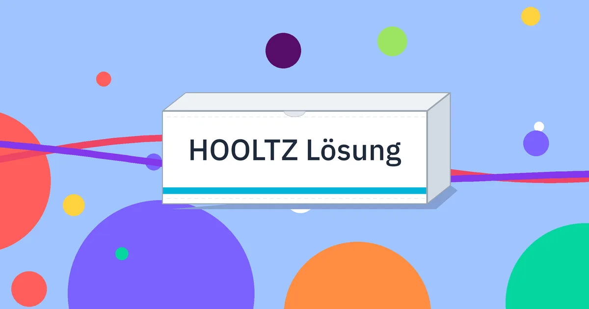 Symbolbild: Packung mit der Aufschrift HOOLTZ Lösung (PZN 04982767) – Verfügbarkeit und Bezug in Apotheken in Frankfurt am Main
