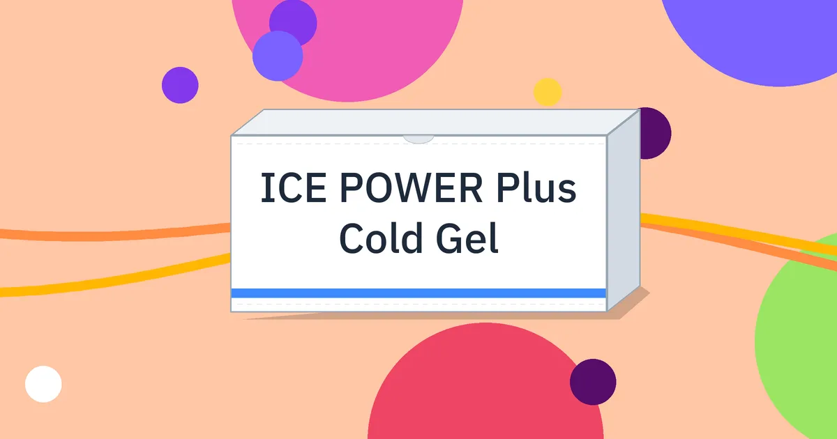 Symbolbild: Packung mit der Aufschrift ICE POWER Plus Cold Gel (PZN 12505194) – Verfügbarkeit und Bezug in Apotheken in Frankfurt am Main