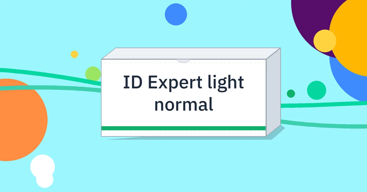 Symbolbild: Packung mit der Aufschrift ID Expert light normal (PZN 09895748) – Verfügbarkeit und Bezug in Apotheken in Frankfurt am Main