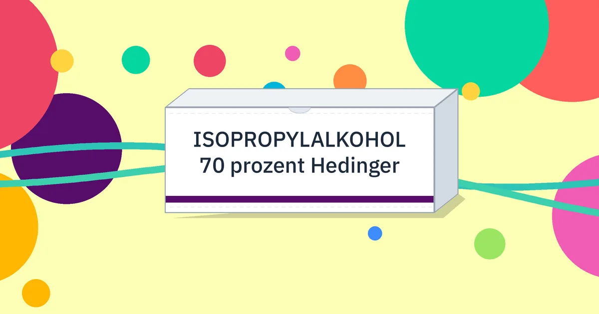 Symbolbild: Packung mit der Aufschrift ISOPROPYLALKOHOL 70 prozent Hedinger (PZN 06426409) – Verfügbarkeit und Bezug in Apotheken in Frankfurt am Main
