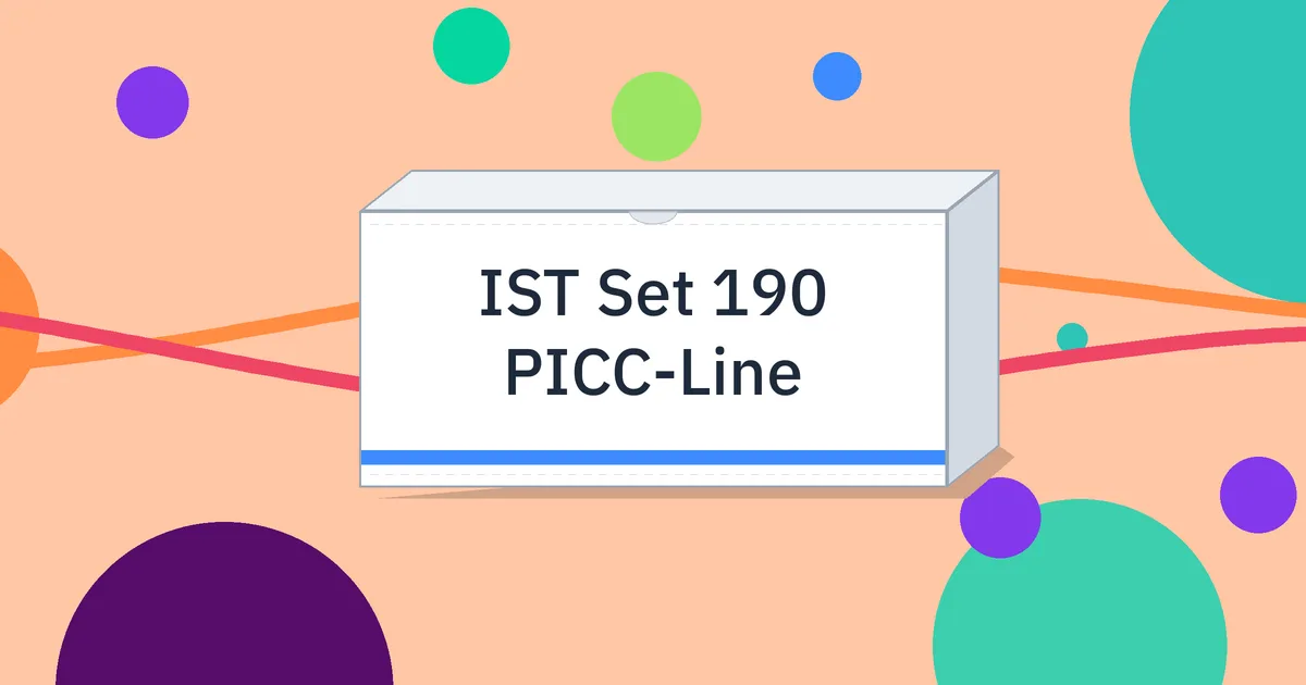 Symbolbild: Packung mit der Aufschrift IST Set 190 PICC-Line (PZN 17255201) – Verfügbarkeit und Bezug in Apotheken in Frankfurt am Main