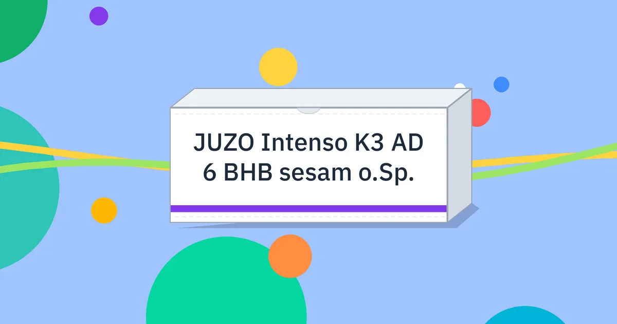 Symbolbild: Packung mit der Aufschrift JUZO Intenso K3 AD 6 BHB sesam o.Sp. (PZN 18645039) – Verfügbarkeit und Bezug in Apotheken in Frankfurt am Main