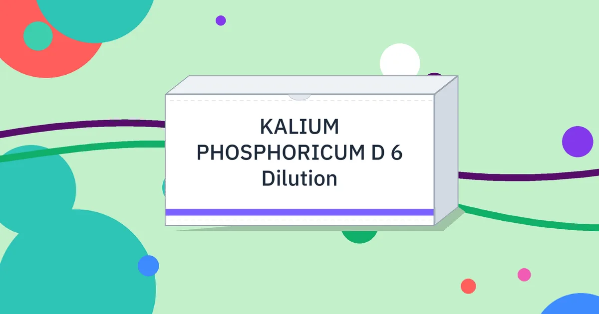 Symbolbild: Packung mit der Aufschrift KALIUM PHOSPHORICUM D 6 Dilution (PZN 00561862) – Verfügbarkeit und Bezug in Apotheken in Frankfurt am Main