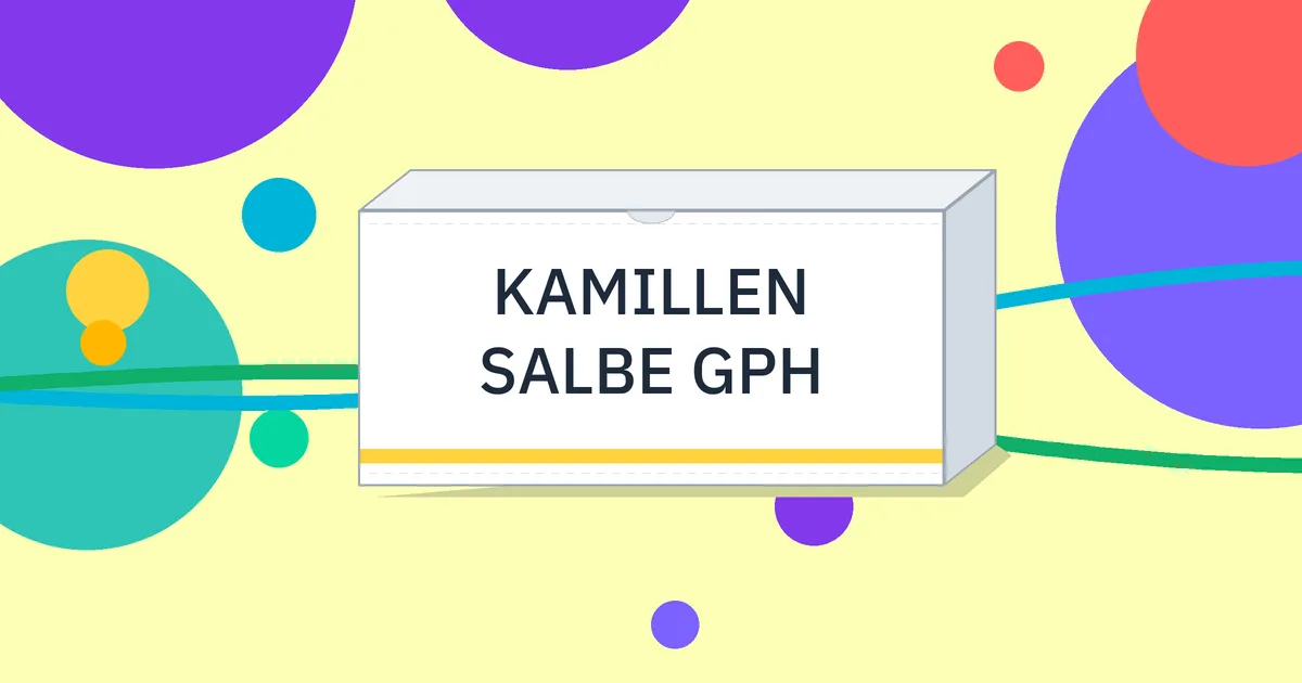Symbolbild: Packung mit der Aufschrift KAMILLEN SALBE GPH (PZN 17556291) – Verfügbarkeit und Bezug in Apotheken in Frankfurt am Main