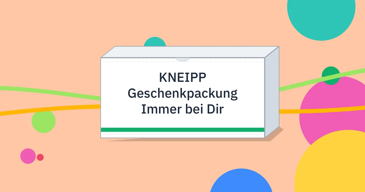 Symbolbild: Packung mit der Aufschrift KNEIPP Geschenkpackung Immer bei Dir (PZN 16848301) – Verfügbarkeit und Bezug in Apotheken in Frankfurt am Main
