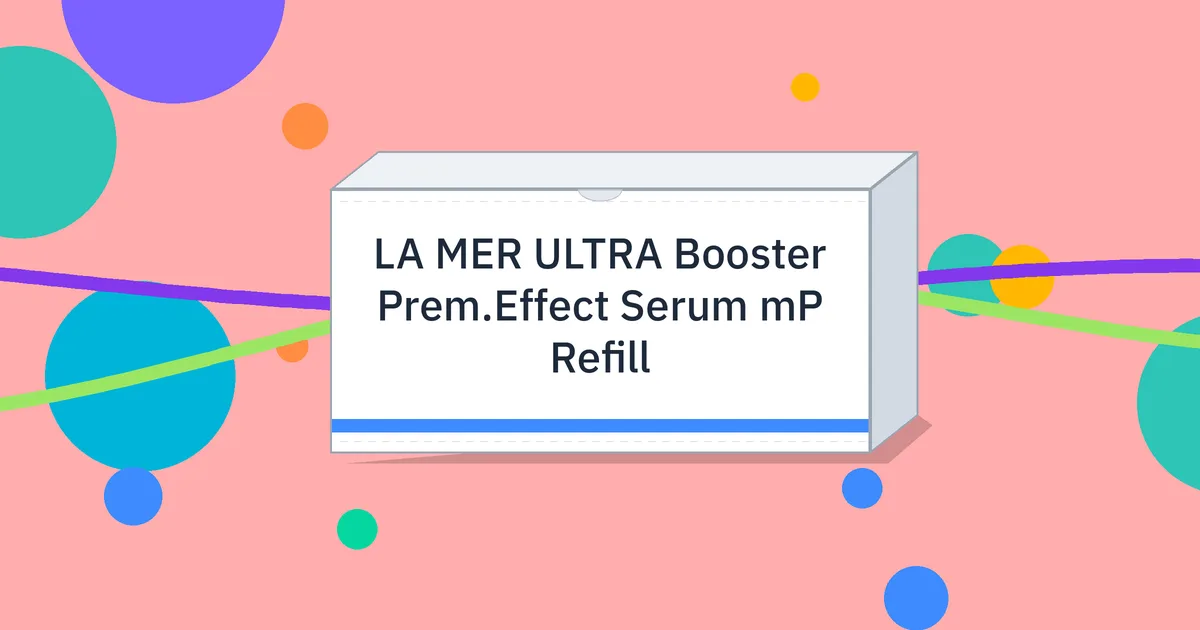 Symbolbild: Packung mit der Aufschrift LA MER ULTRA Booster Prem.Effect Serum mP Refill (PZN 18320515) – Verfügbarkeit und Bezug in Apotheken in Frankfurt am Main