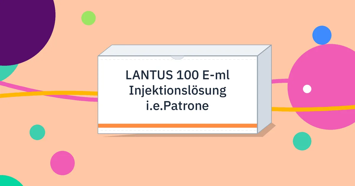 Symbolbild: Packung mit der Aufschrift LANTUS 100 E-ml Injektionslösung i.e.Patrone (PZN 19340218) – Verfügbarkeit und Bezug in Apotheken in Frankfurt am Main