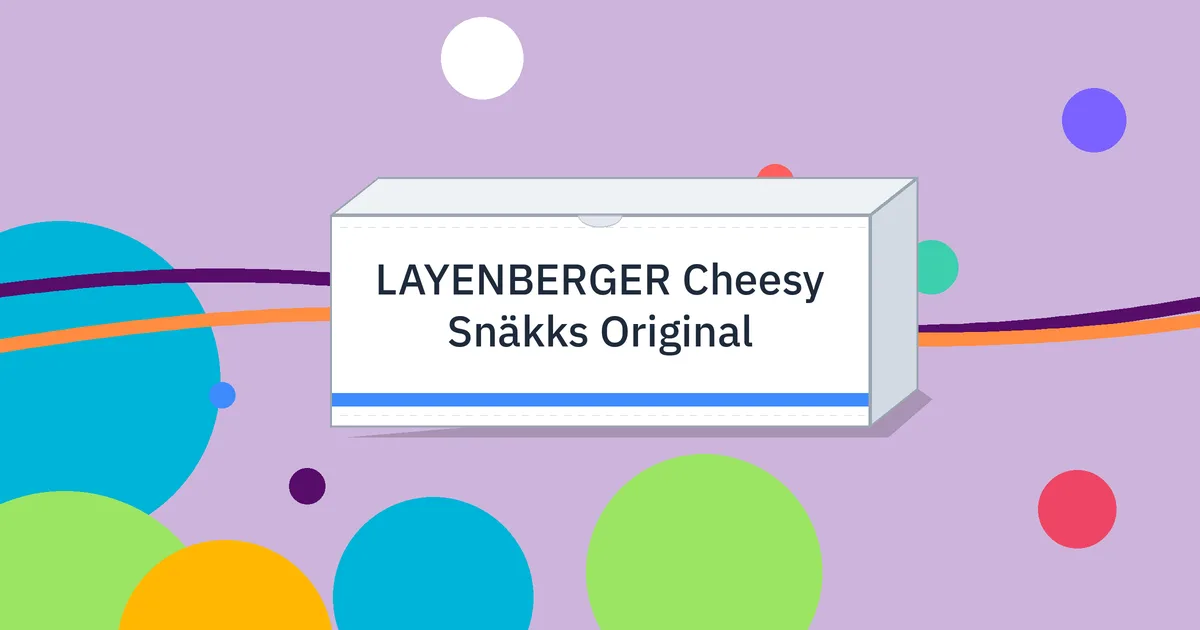 Symbolbild: Packung mit der Aufschrift LAYENBERGER Cheesy Snäkks Original (PZN 17579702) – Verfügbarkeit und Bezug in Apotheken in Frankfurt am Main