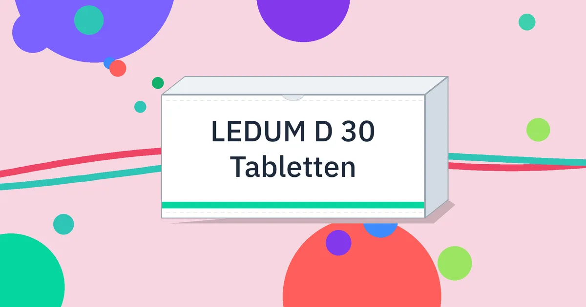 Symbolbild: Packung mit der Aufschrift LEDUM D 30 Tabletten (PZN 04224245) – Verfügbarkeit und Bezug in Apotheken in Frankfurt am Main