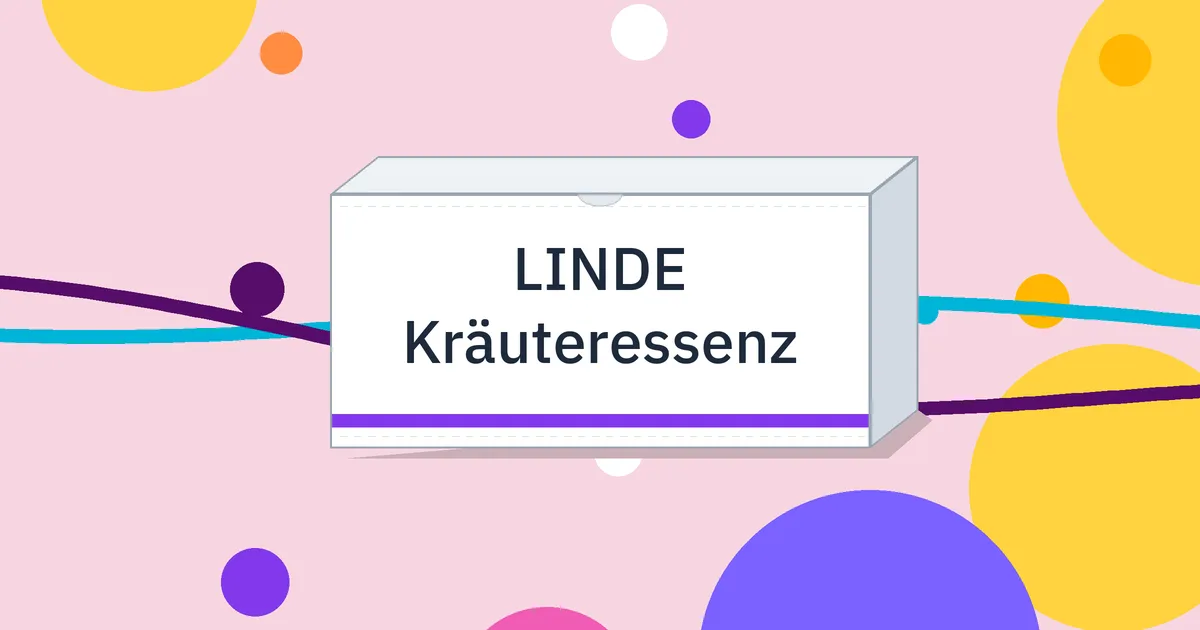 Symbolbild: Packung mit der Aufschrift LINDE Kräuteressenz (PZN 16361071) – Verfügbarkeit und Bezug in Apotheken in Frankfurt am Main