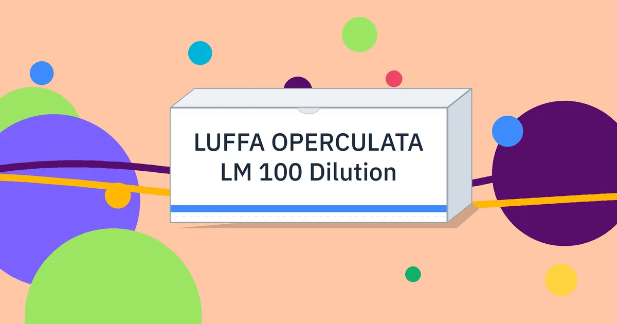 Symbolbild: Packung mit der Aufschrift LUFFA OPERCULATA LM 100 Dilution (PZN 12933599) – Verfügbarkeit und Bezug in Apotheken in Frankfurt am Main