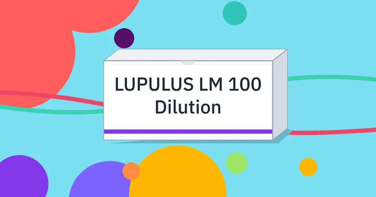 Symbolbild: Packung mit der Aufschrift LUPULUS LM 100 Dilution (PZN 12934624) – Verfügbarkeit und Bezug in Apotheken in Frankfurt am Main