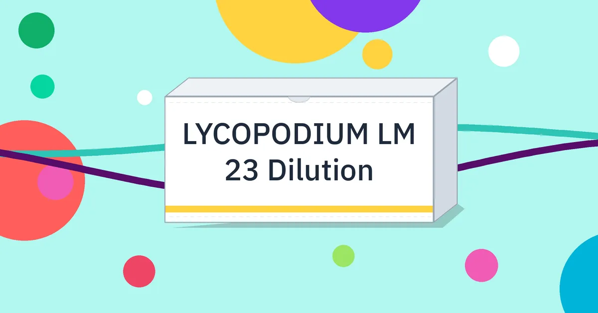 Symbolbild: Packung mit der Aufschrift LYCOPODIUM LM 23 Dilution (PZN 12935374) – Verfügbarkeit und Bezug in Apotheken in Frankfurt am Main