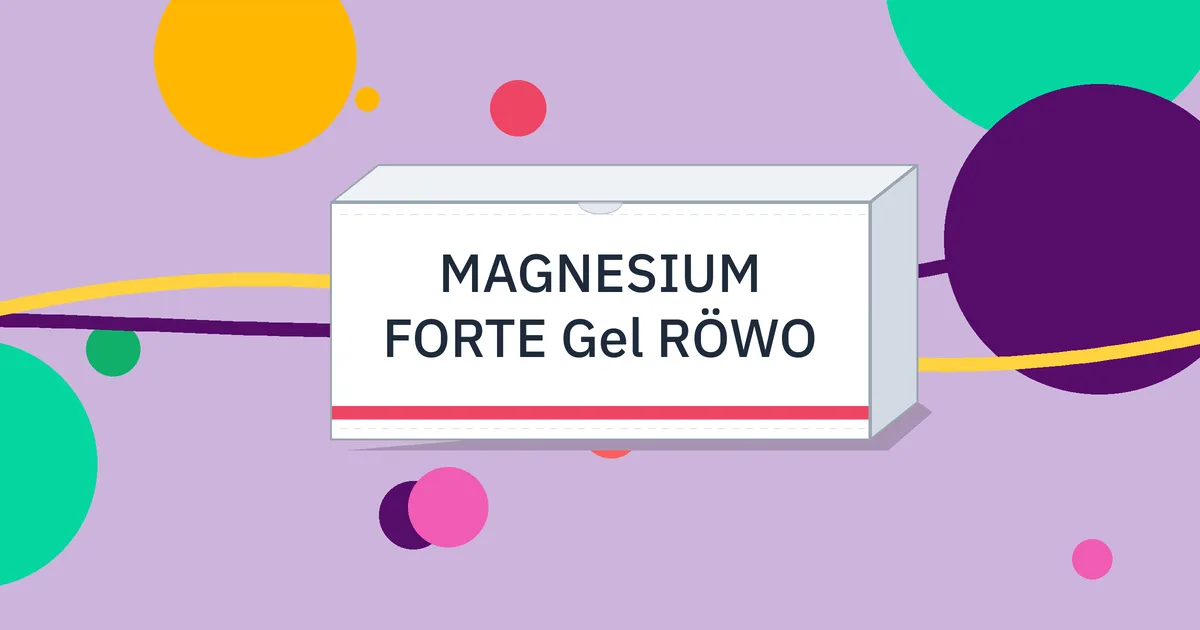 Symbolbild: Packung mit der Aufschrift MAGNESIUM FORTE Gel RÖWO (PZN 17857443) – Verfügbarkeit und Bezug in Apotheken in Frankfurt am Main
