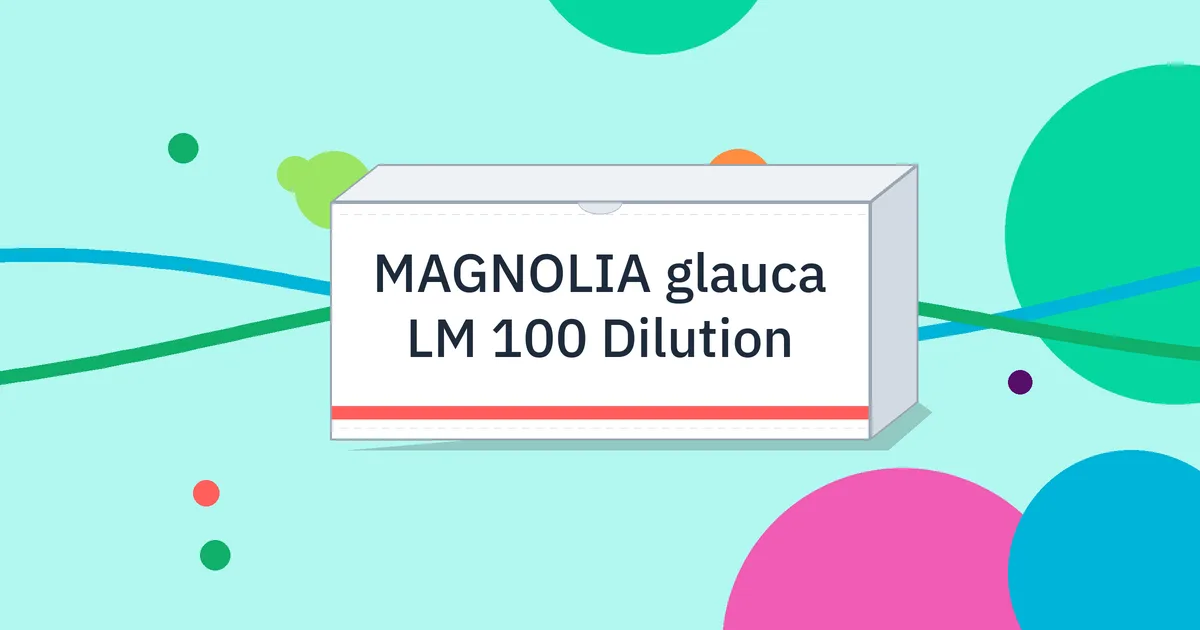 Symbolbild: Packung mit der Aufschrift MAGNOLIA glauca LM 100 Dilution (PZN 13539717) – Verfügbarkeit und Bezug in Apotheken in Frankfurt am Main
