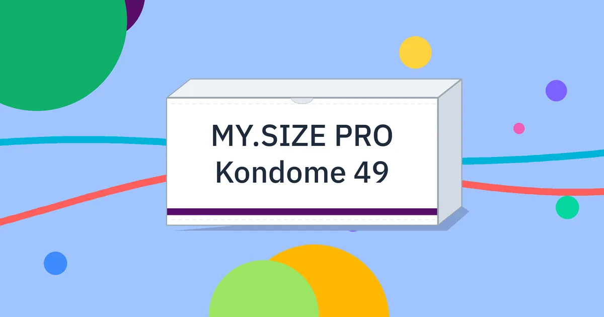Symbolbild: Packung mit der Aufschrift MY.SIZE PRO Kondome 49 (PZN 17458358) – Verfügbarkeit und Bezug in Apotheken in Frankfurt am Main