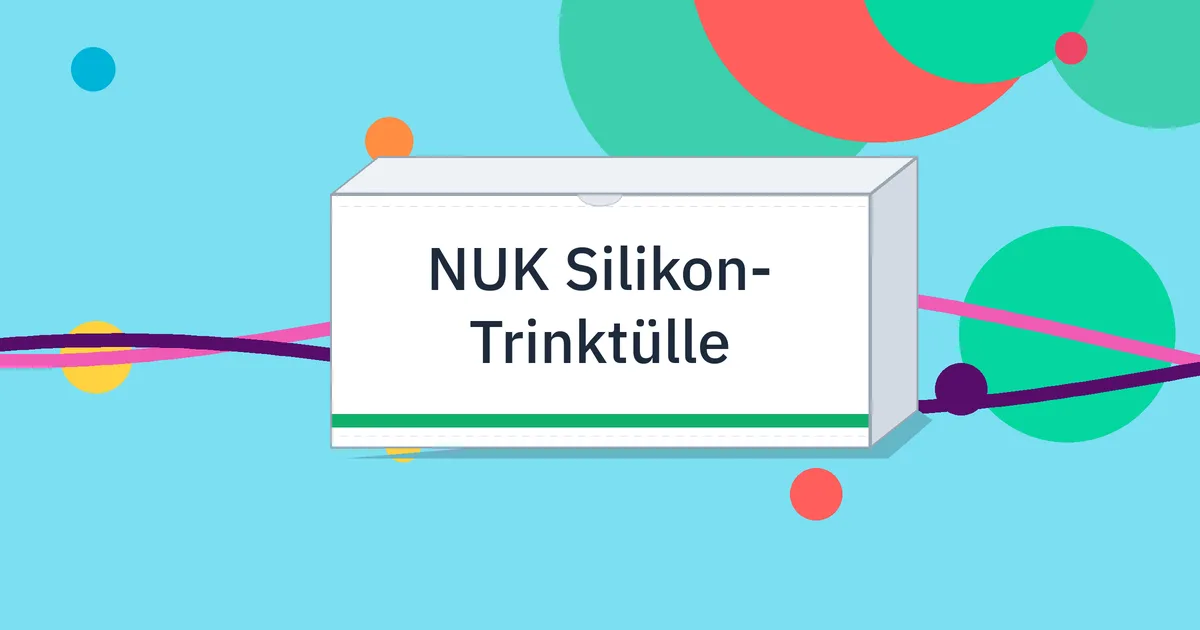 Symbolbild: Packung mit der Aufschrift NUK Silikon-Trinktülle (PZN 12356015) – Verfügbarkeit und Bezug in Apotheken in Frankfurt am Main