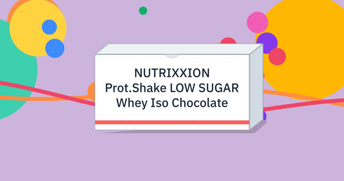 Symbolbild: Packung mit der Aufschrift NUTRIXXION Prot.Shake LOW SUGAR Whey Iso Chocolate (PZN 14213194) – Verfügbarkeit und Bezug in Apotheken in Frankfurt am Main
