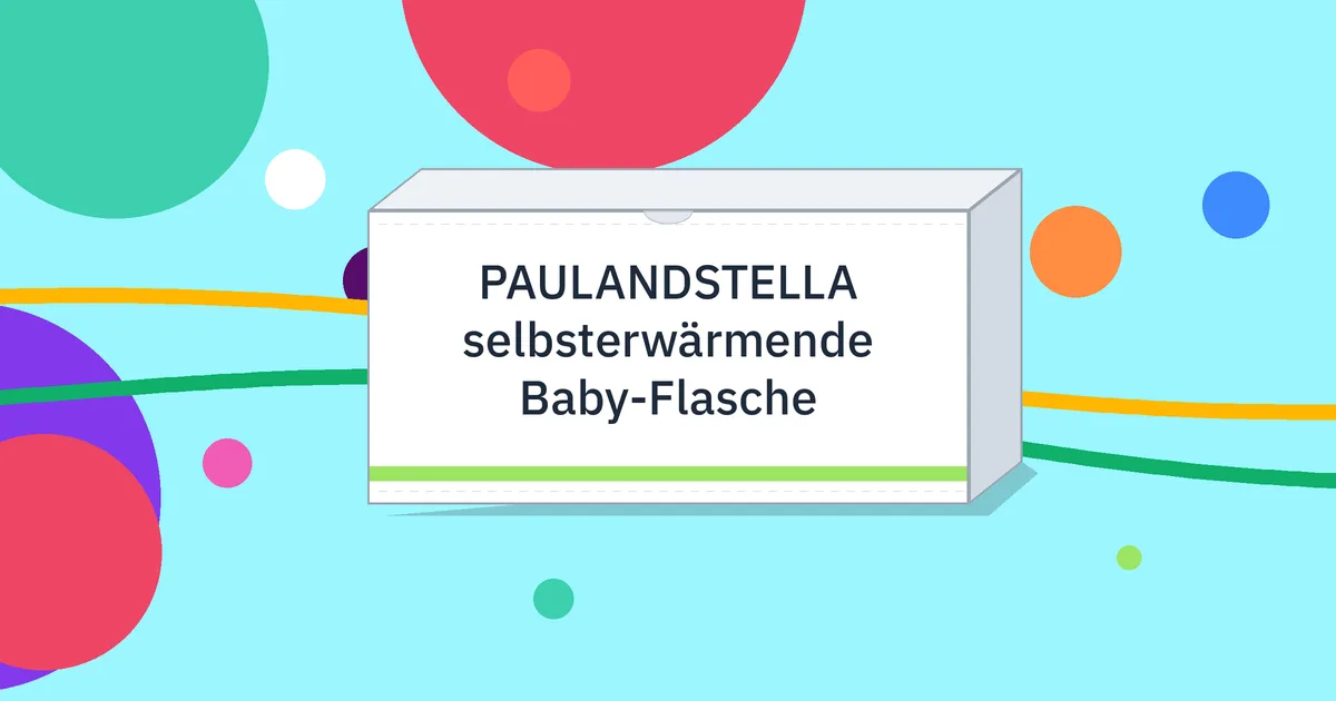 Symbolbild: Packung mit der Aufschrift PAULANDSTELLA selbsterwärmende Baby-Flasche (PZN 09949964) – Verfügbarkeit und Bezug in Apotheken in Frankfurt am Main