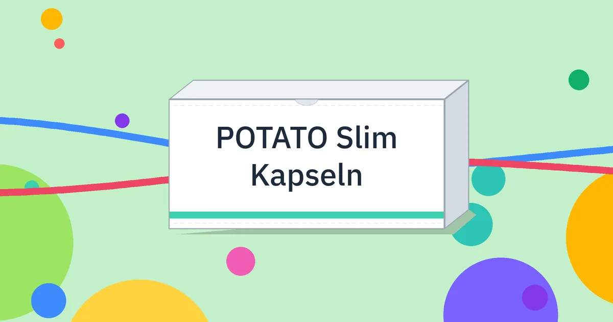 Symbolbild: Packung mit der Aufschrift POTATO Slim Kapseln (PZN 01160622) – Verfügbarkeit und Bezug in Apotheken in Frankfurt am Main