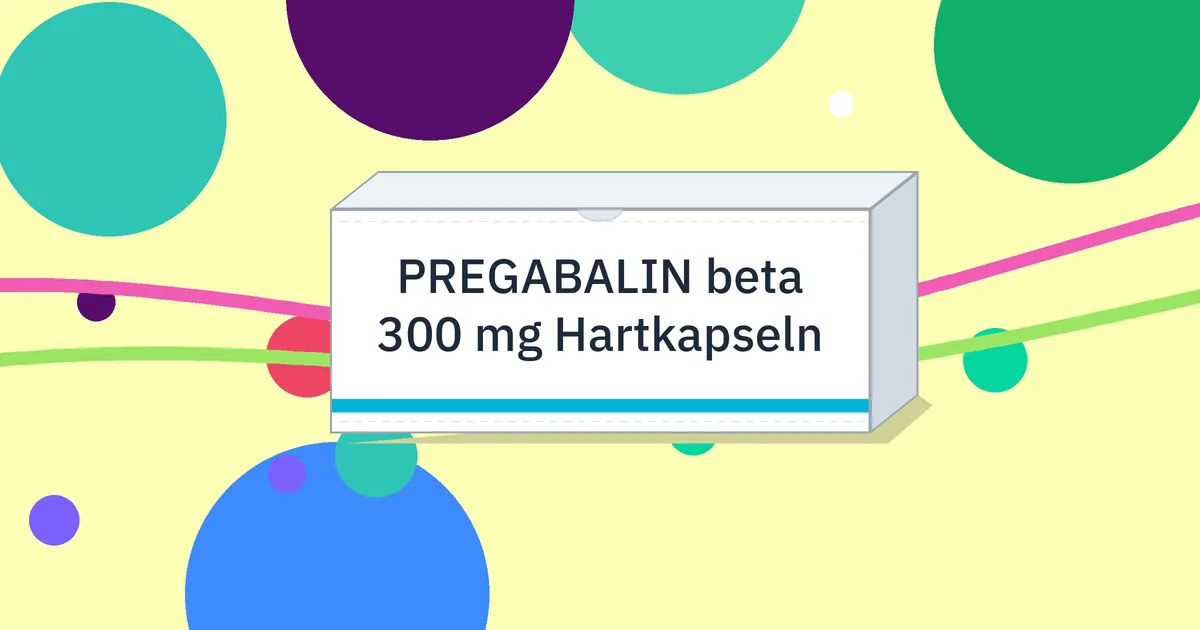 Symbolbild: Packung mit der Aufschrift PREGABALIN beta 300 mg Hartkapseln (PZN 10810680) – Verfügbarkeit und Bezug in Apotheken in Frankfurt am Main