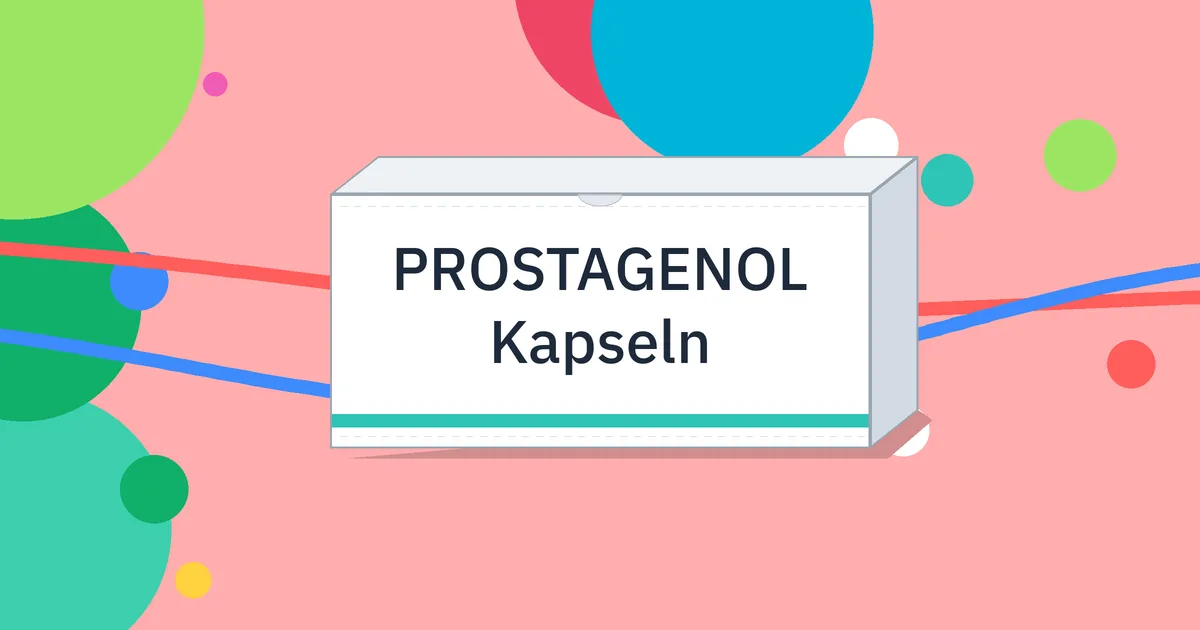 Symbolbild: Packung mit der Aufschrift PROSTAGENOL Kapseln (PZN 15392276) – Verfügbarkeit und Bezug in Apotheken in Frankfurt am Main