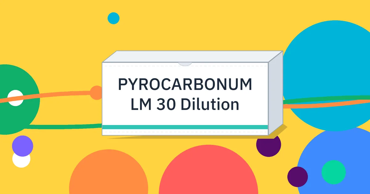 Symbolbild: Packung mit der Aufschrift PYROCARBONUM LM 30 Dilution (PZN 13672936) – Verfügbarkeit und Bezug in Apotheken in Frankfurt am Main