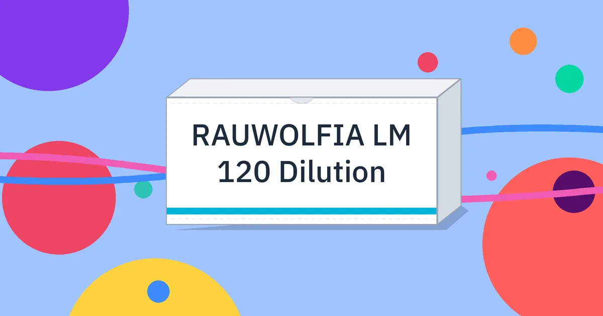 Symbolbild: Packung mit der Aufschrift RAUWOLFIA LM 120 Dilution (PZN 13046943) – Verfügbarkeit und Bezug in Apotheken in Frankfurt am Main