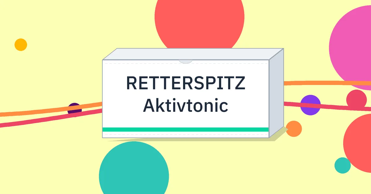 Symbolbild: Packung mit der Aufschrift RETTERSPITZ Aktivtonic (PZN 19742974) – Verfügbarkeit und Bezug in Apotheken in Frankfurt am Main