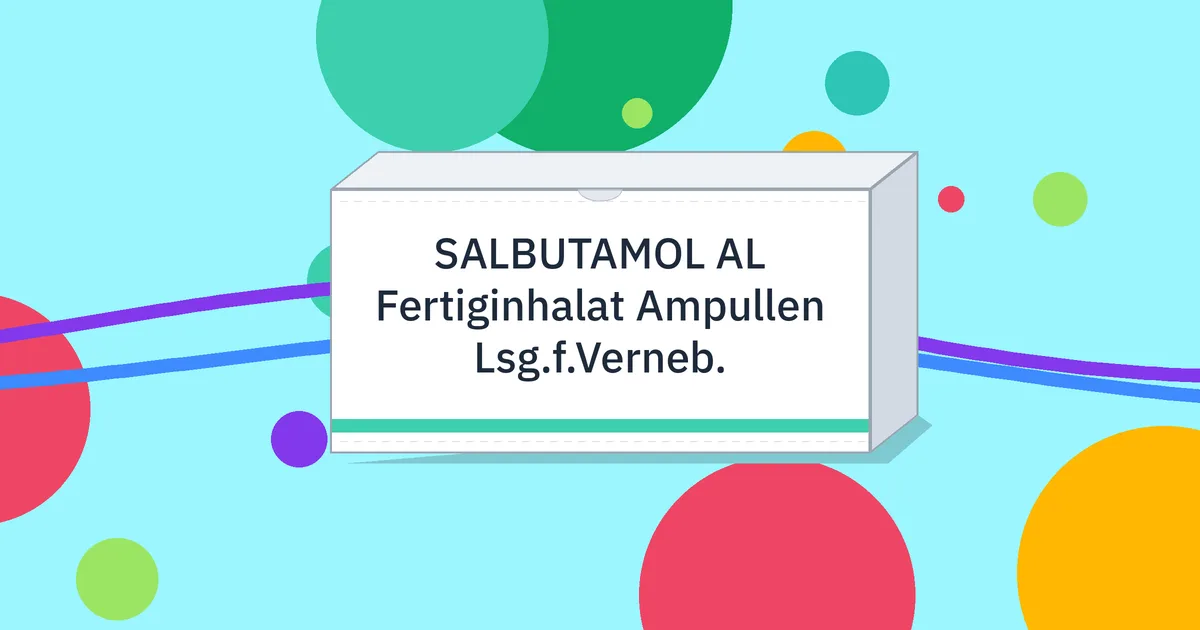 Symbolbild: Packung mit der Aufschrift SALBUTAMOL AL Fertiginhalat Ampullen Lsg.f.Verneb. (PZN 02682937) – Verfügbarkeit und Bezug in Apotheken in Frankfurt am Main