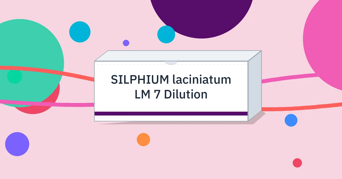 Symbolbild: Packung mit der Aufschrift SILPHIUM laciniatum LM 7 Dilution (PZN 13678933) – Verfügbarkeit und Bezug in Apotheken in Frankfurt am Main
