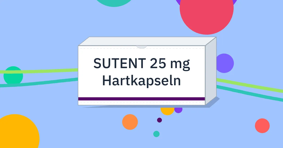 Symbolbild: Packung mit der Aufschrift SUTENT 25 mg Hartkapseln (PZN 14179066) – Verfügbarkeit und Bezug in Apotheken in Frankfurt am Main