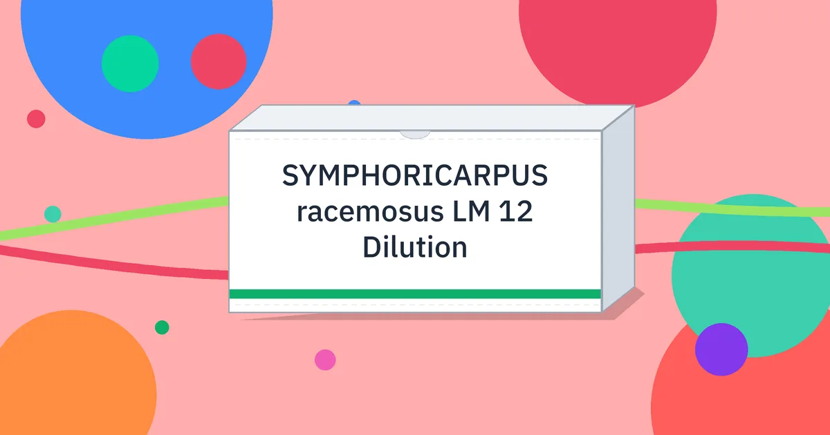 Symbolbild: Packung mit der Aufschrift SYMPHORICARPUS racemosus LM 12 Dilution (PZN 13211247) – Verfügbarkeit und Bezug in Apotheken in Frankfurt am Main