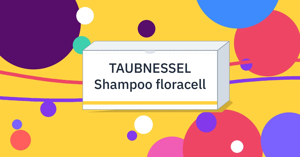 Symbolbild: Packung mit der Aufschrift TAUBNESSEL Shampoo floracell (PZN 04677337) – Verfügbarkeit und Bezug in Apotheken in Frankfurt am Main