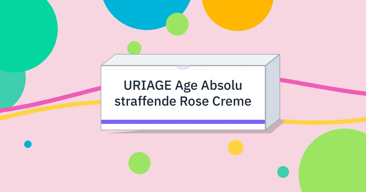 Symbolbild: Packung mit der Aufschrift URIAGE Age Absolu straffende Rose Creme (PZN 18193212) – Verfügbarkeit und Bezug in Apotheken in Frankfurt am Main