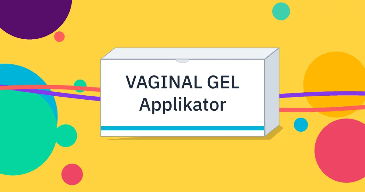 Symbolbild: Packung mit der Aufschrift VAGINAL GEL Applikator (PZN 01338132) – Verfügbarkeit und Bezug in Apotheken in Frankfurt am Main