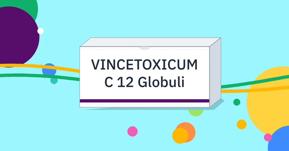 Symbolbild: Packung mit der Aufschrift VINCETOXICUM C 12 Globuli (PZN 19719171) – Verfügbarkeit und Bezug in Apotheken in Frankfurt am Main