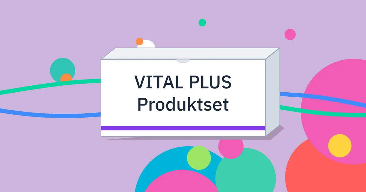 Symbolbild: Packung mit der Aufschrift VITAL PLUS Produktset (PZN 02527183) – Verfügbarkeit und Bezug in Apotheken in Frankfurt am Main