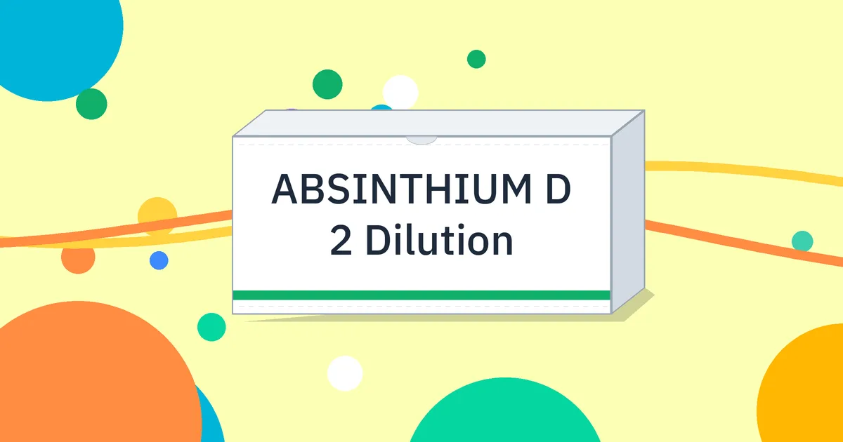 Symbolbild: Packung mit der Aufschrift ABSINTHIUM D 2 Dilution (PZN 02806138) – Verfügbarkeit und Bezug in Apotheken in Frankfurt am Main