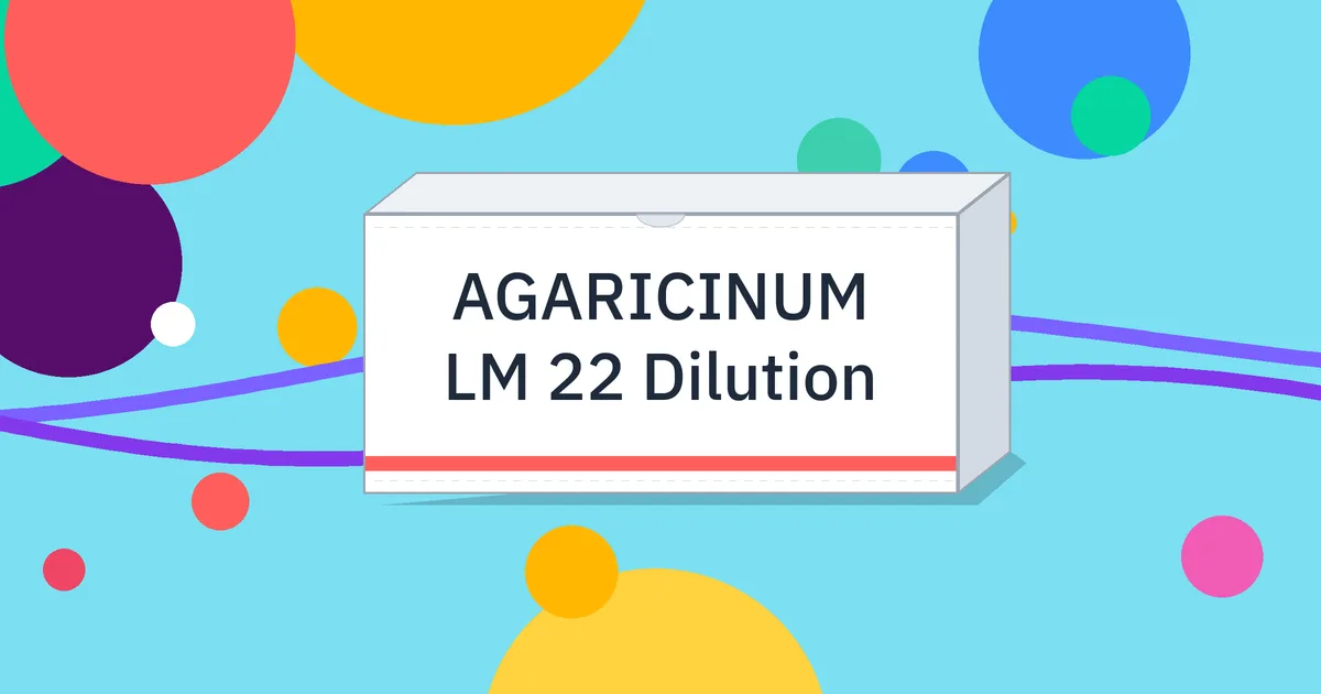 Symbolbild: Packung mit der Aufschrift AGARICINUM LM 22 Dilution (PZN 13303162) – Verfügbarkeit und Bezug in Apotheken in Frankfurt am Main