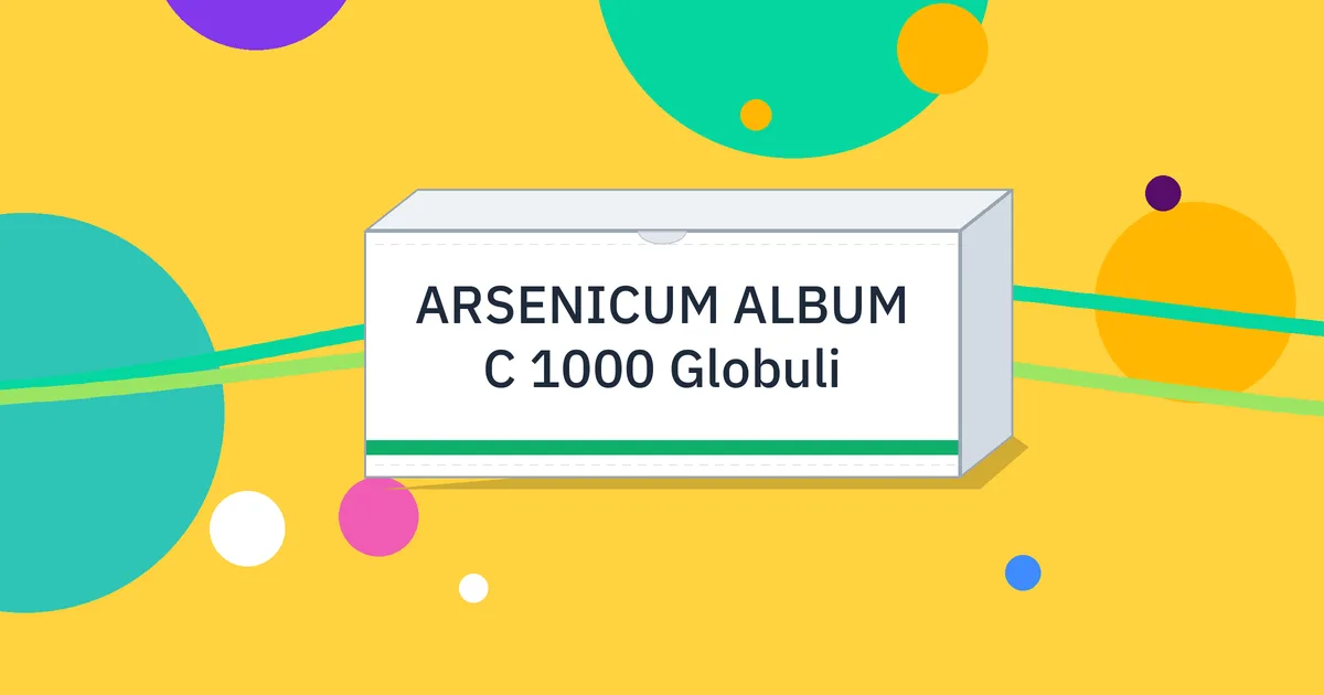 Symbolbild: Packung mit der Aufschrift ARSENICUM ALBUM C 1000 Globuli (PZN 04205489) – Verfügbarkeit und Bezug in Apotheken in Frankfurt am Main