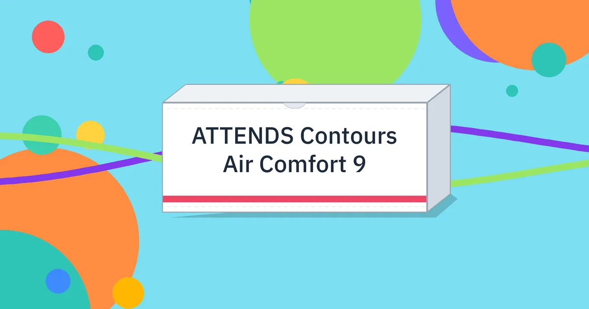 Symbolbild: Packung mit der Aufschrift ATTENDS Contours Air Comfort 9 (PZN 07528537) – Verfügbarkeit und Bezug in Apotheken in Frankfurt am Main