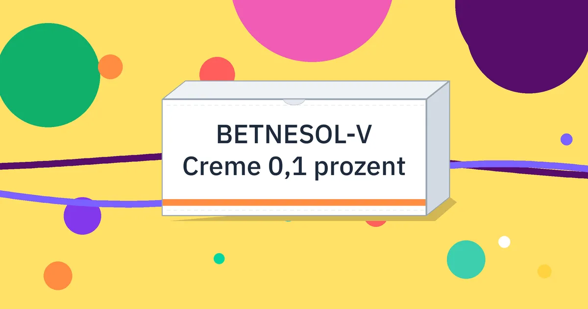 Symbolbild: Packung mit der Aufschrift BETNESOL-V Creme 0,1 prozent (PZN 01639744) – Verfügbarkeit und Bezug in Apotheken in Frankfurt am Main